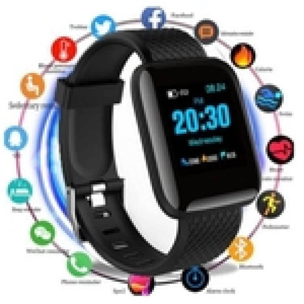 Smartwatch D13 Relógio Inteligente Ritmo cardíaco Pressão arterial ...